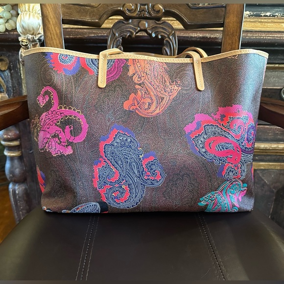Etro | Bags | Beautiful Etro Tote With Pouch | Poshmark
